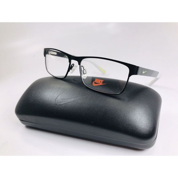 Nike | Accessories | New Kids Nike 5574 5 Satin Black Volt Eyeglasses ...